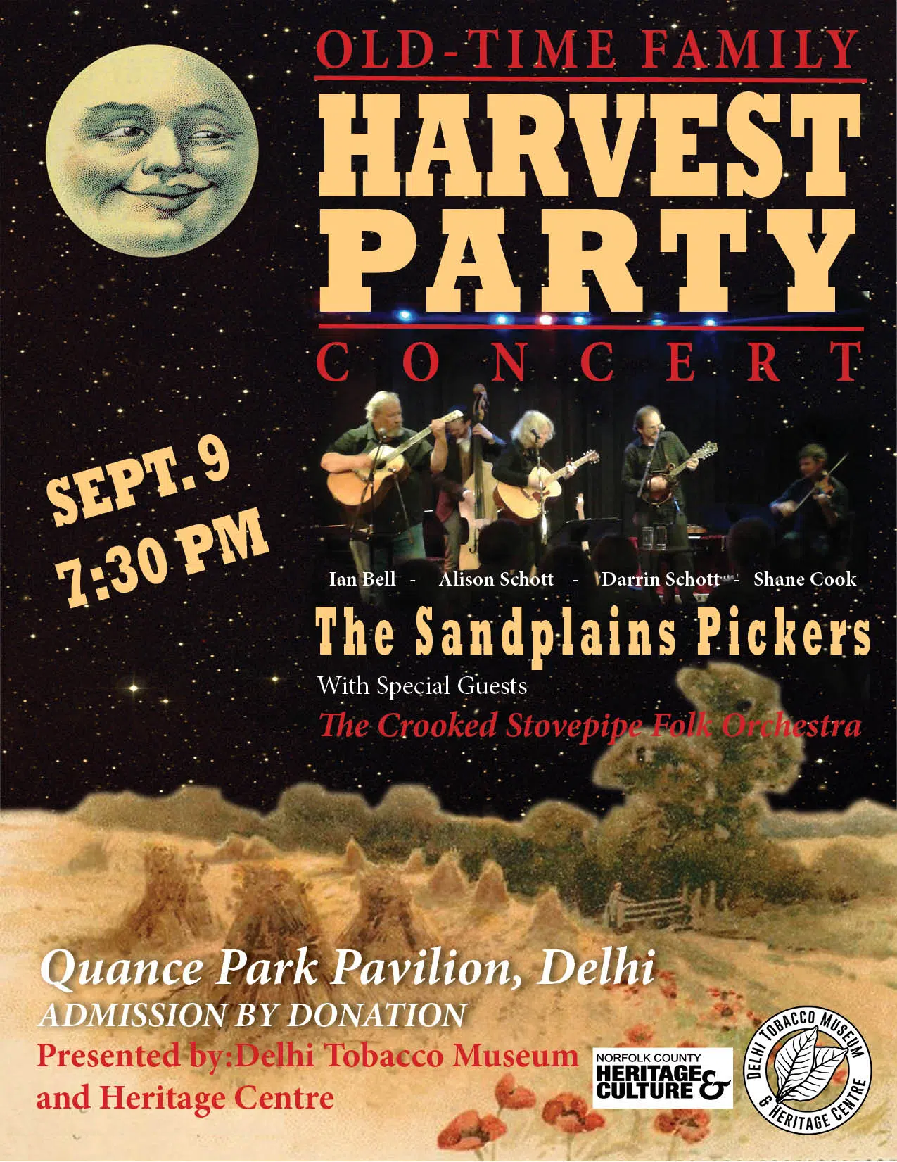 Concert At Quance Park Pavillion Tomorrow | NorfolkToday.ca