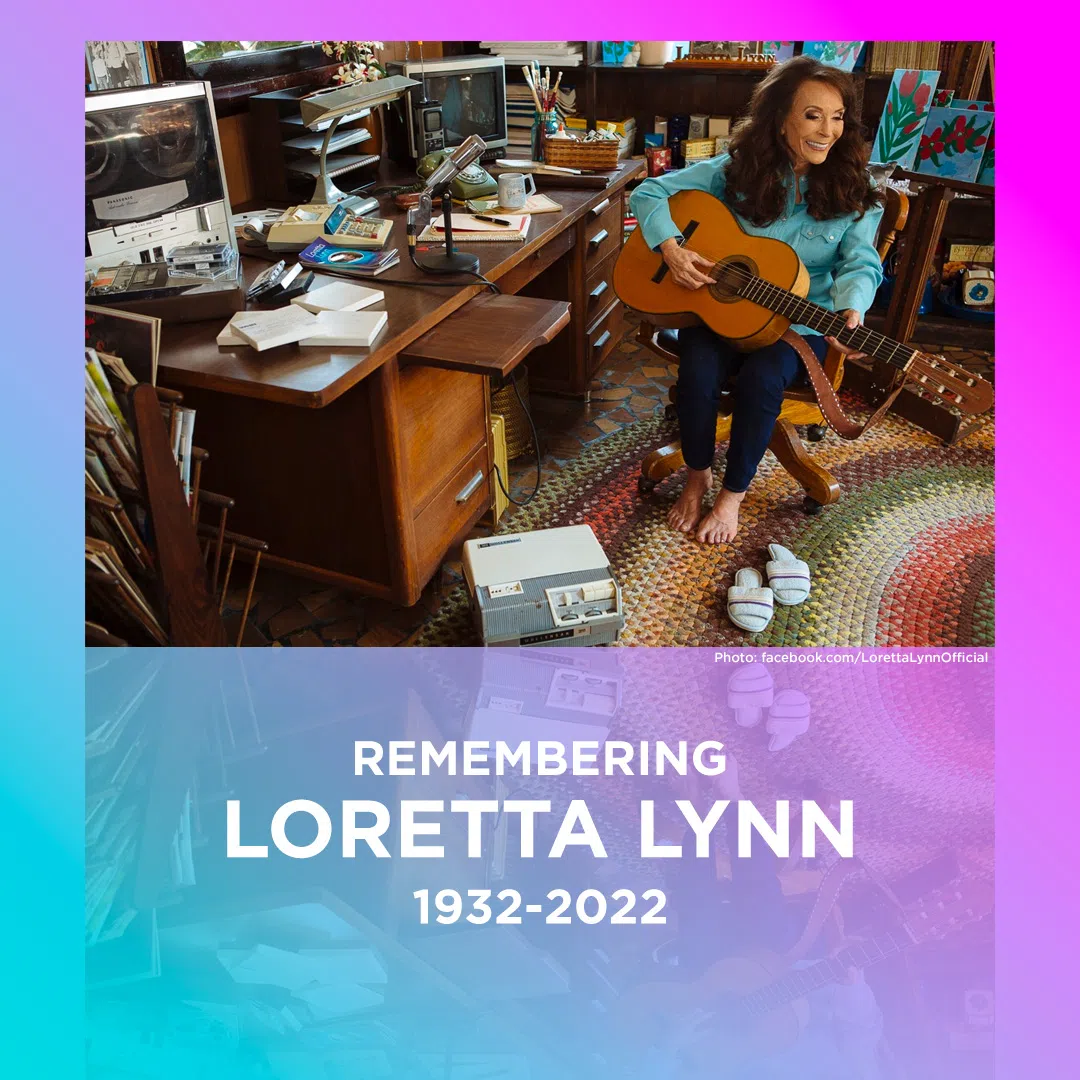 COUNTRY MUSIC’S LORETTA LYNN PASSES AWAY AT THE AGE OF 90 | 840 CFCW AM