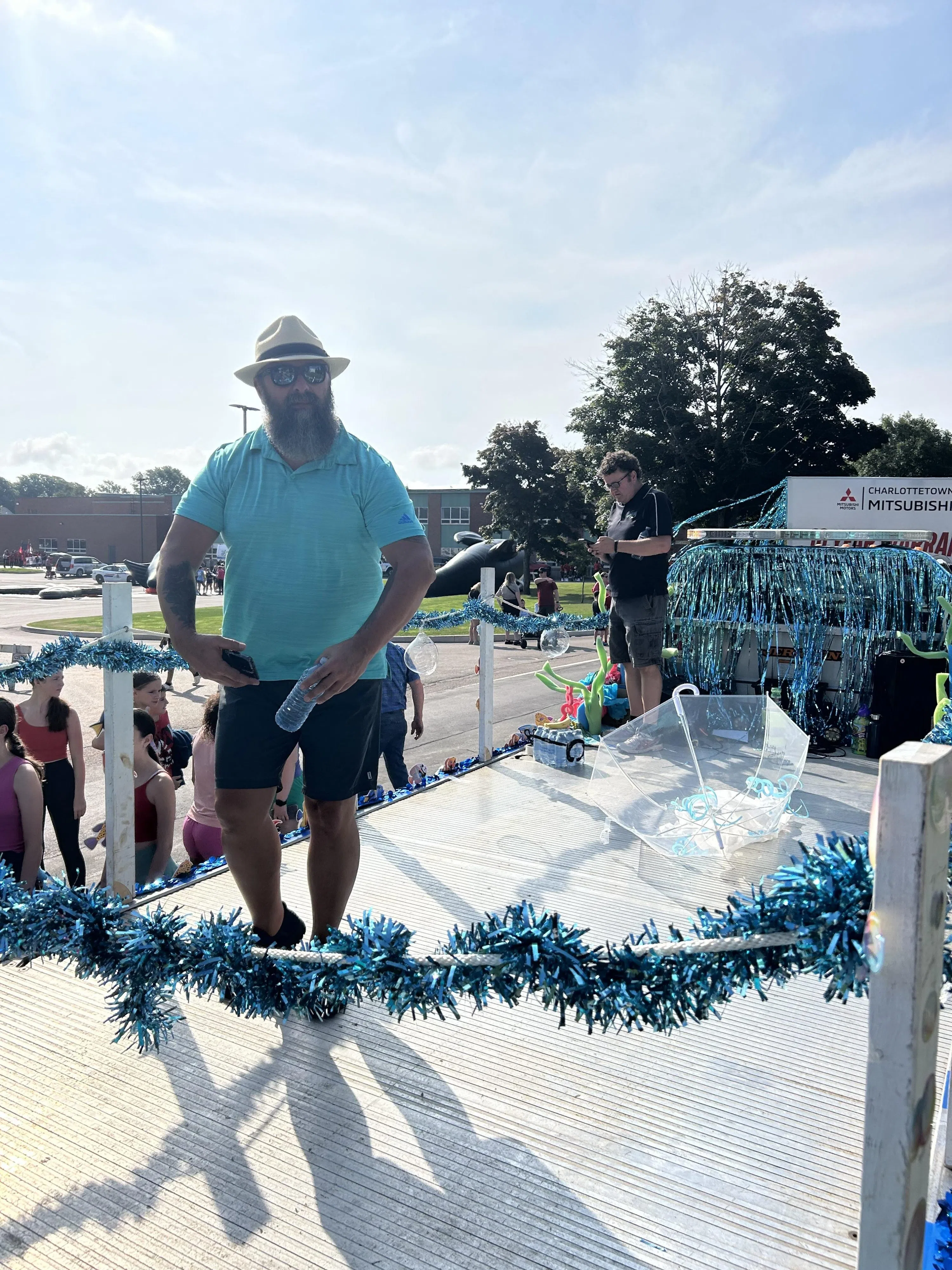 This is the BTS of the best float in the Gold Cup Parade. | Ocean 100 ...
