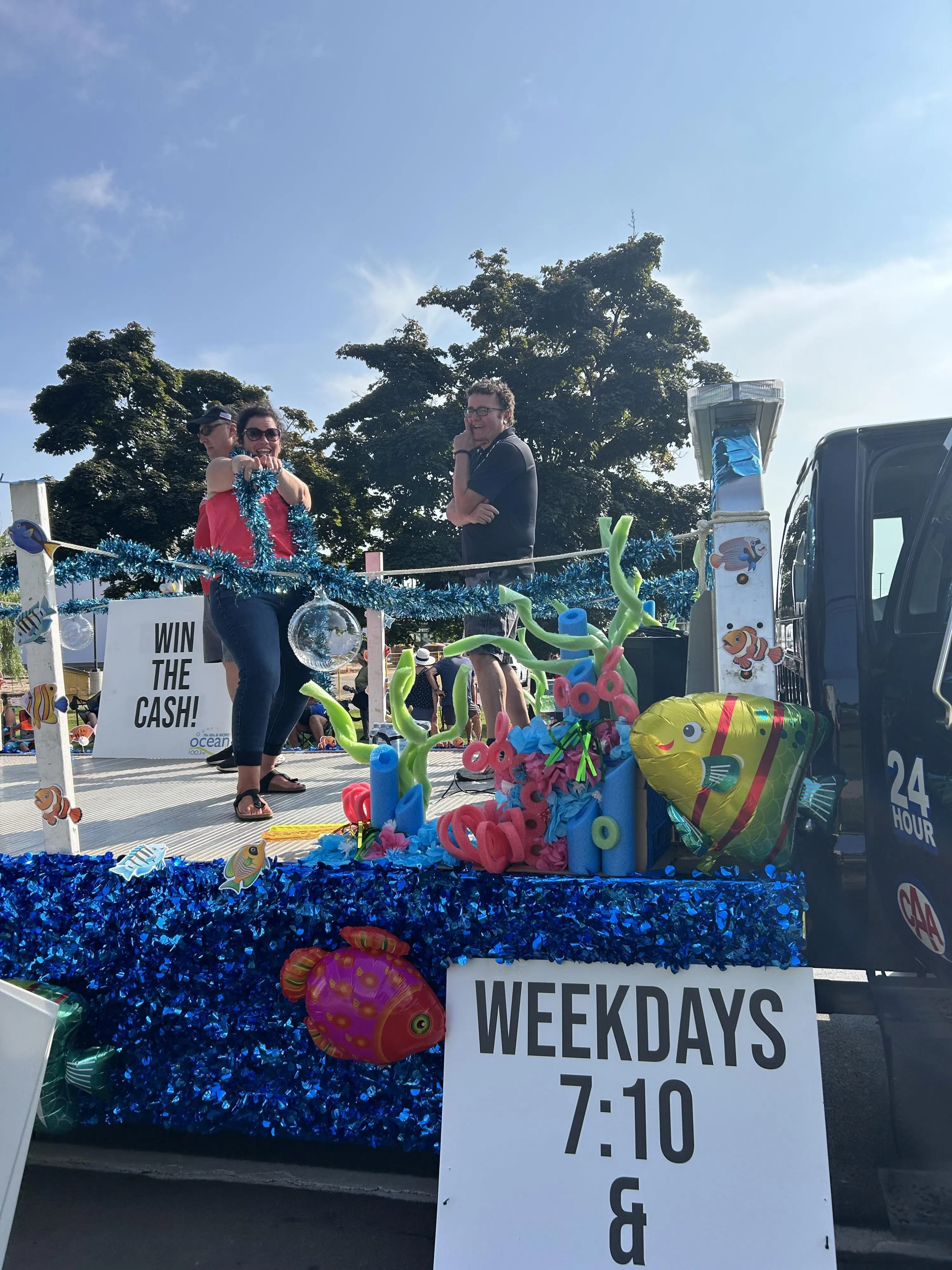 This is the BTS of the best float in the Gold Cup Parade. | Ocean 100 ...