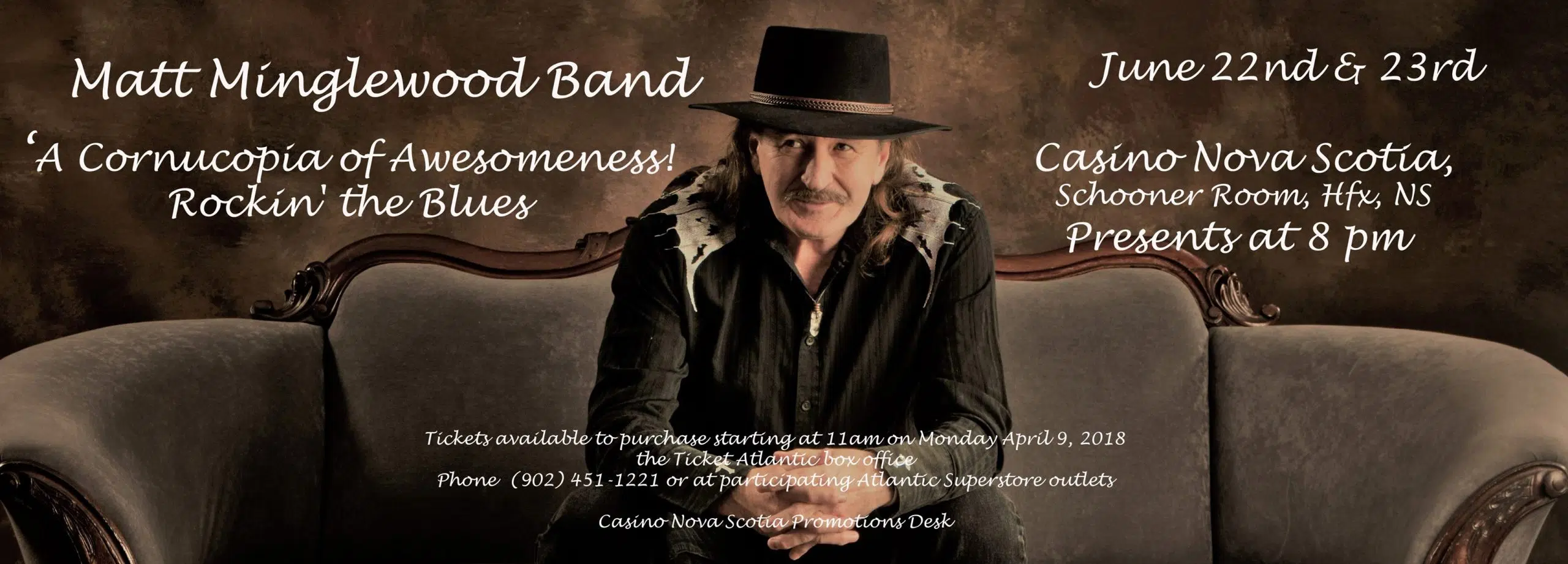 Q104 Presents: Matt Minglewood | Q104 - The Home of Rock and Roll - Halifax