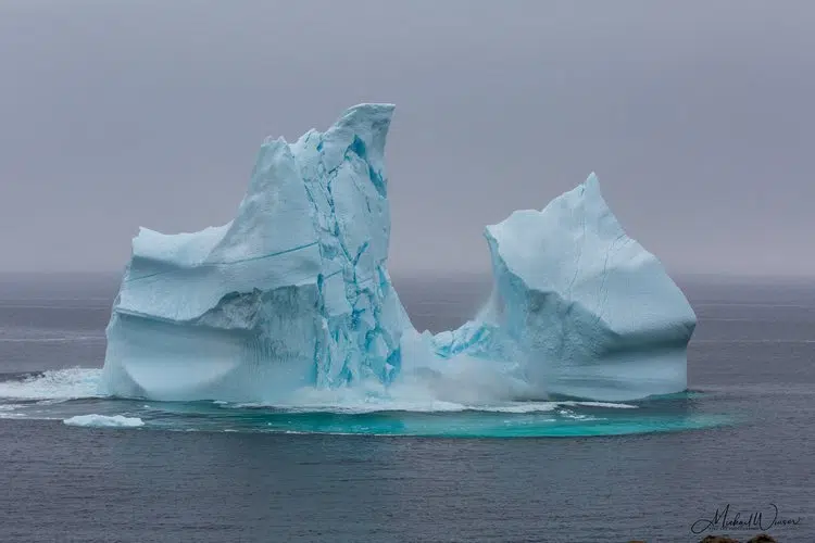 Spectacular Photos Capture Grates Cove Iceberg Collapsing | VOCM