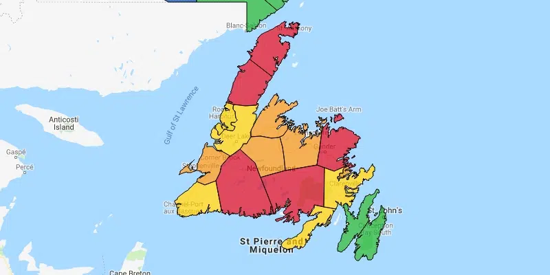 Forest Fire Index Hits ‘Extreme Fire Hazard’ in Areas Across Island | VOCM