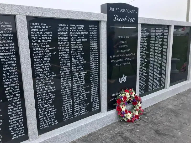 Memorial Unveiled to Honour Deceased Members of Local 740 | VOCM