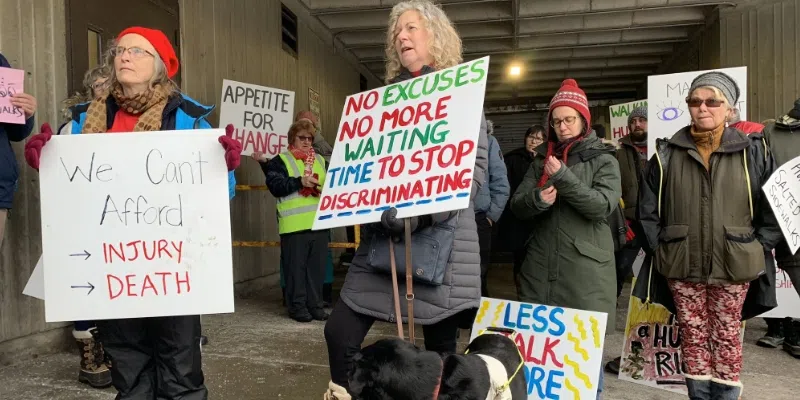 “Less Talk, More Walk”: Protest Calls for Improved Sidewalk Clearing in ...