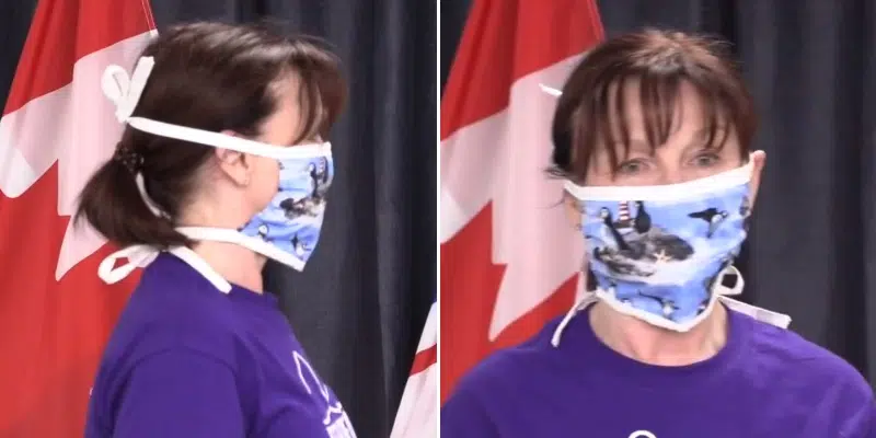 Provincial Update Presents Demonstration of Proper Face Mask Usage | VOCM