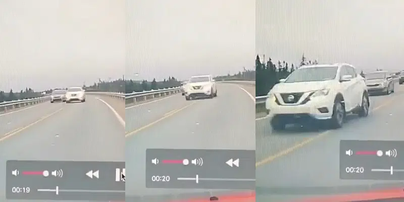 Dashcam Captures Near Miss on Torbay Bypass | VOCM