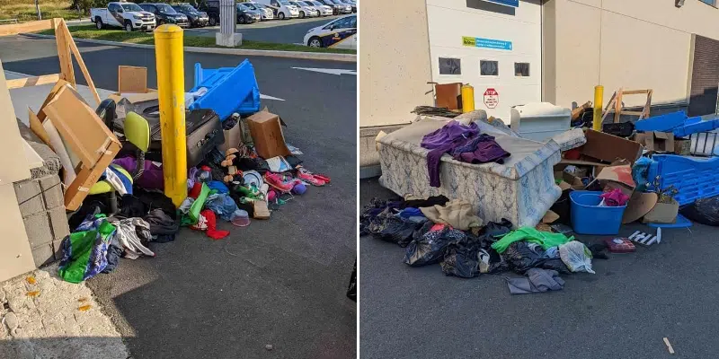 Unusable Items Once Again Dumped Outside Habitat for Humanity | VOCM