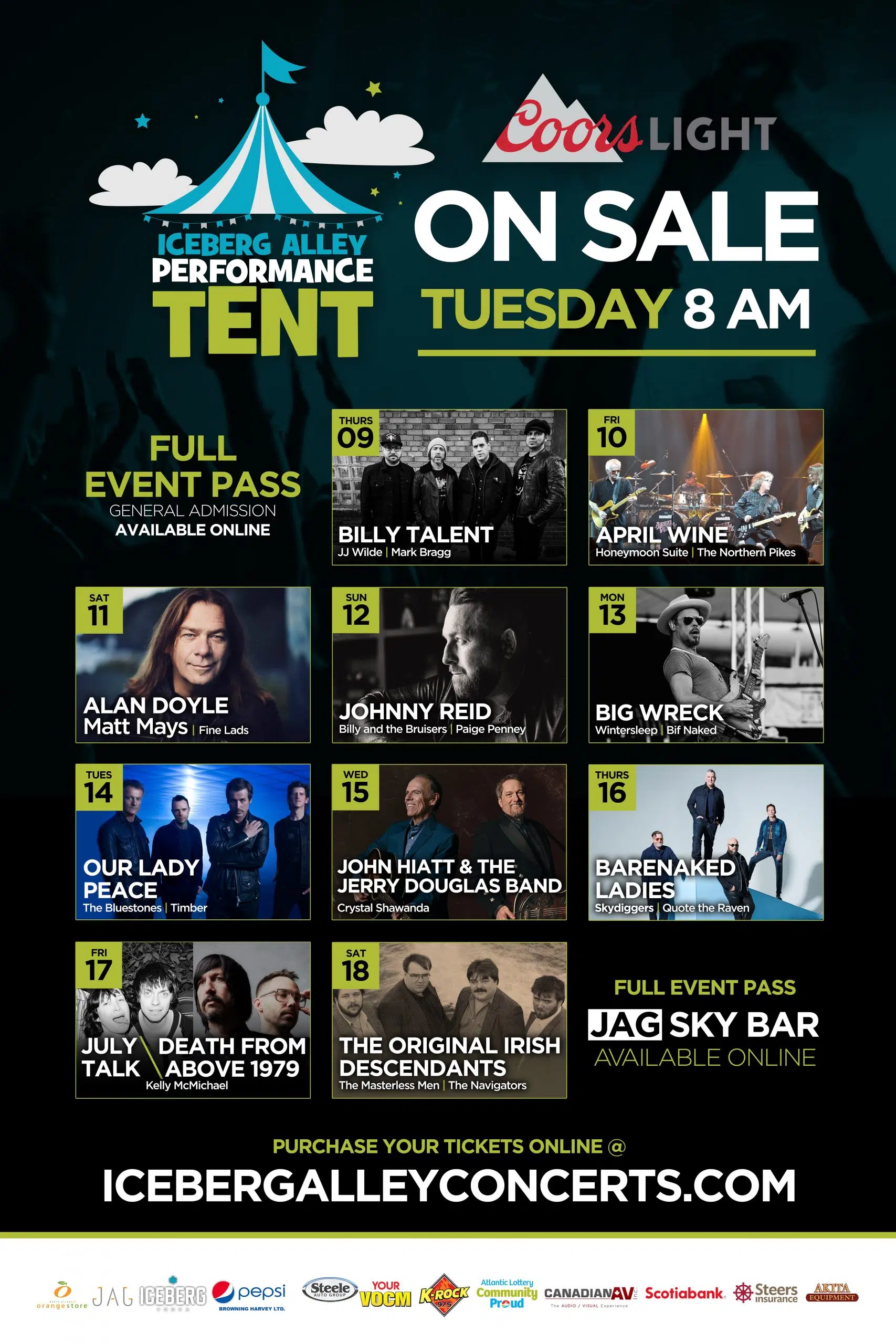 Iceberg Alley Concert Series Lineup Announced | VOCM