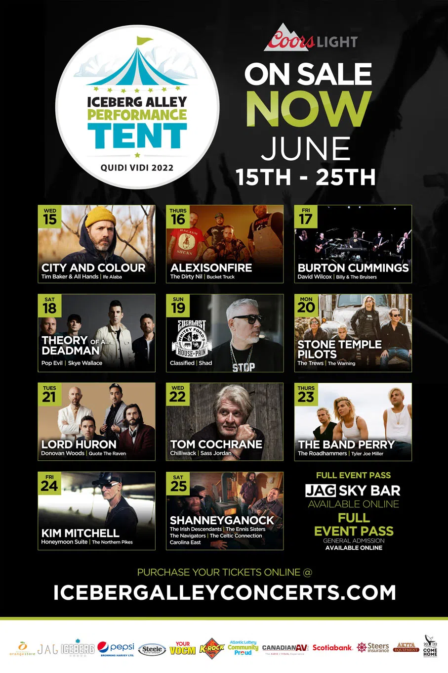 Iceberg Alley Performance Tent | VOCM