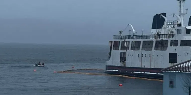 Coast Guard Deploys Boom Around Ferry Listing in Springdale | VOCM