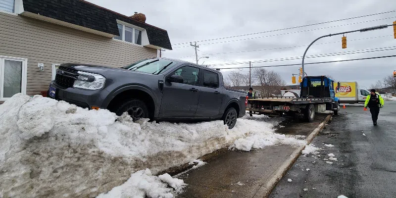 Unusual Accident Slows Traffic in Busy Intersection | VOCM