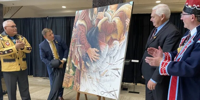 Beothuk Statue Unveiled at Confederation Building | VOCM