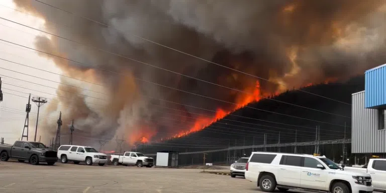 Forest Fire Burning Kilometre North of Churchill Falls Moving Away from ...