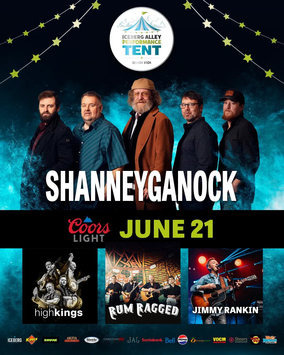 Kitchen Party featuring Shanneyganock: Iceberg Alley Performance Tent ...