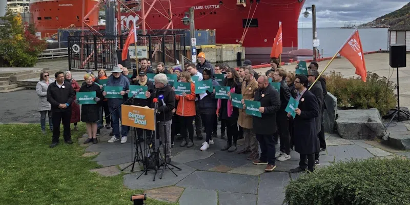 NDP Hold Campaign Rally in Harbourside Park | VOCM