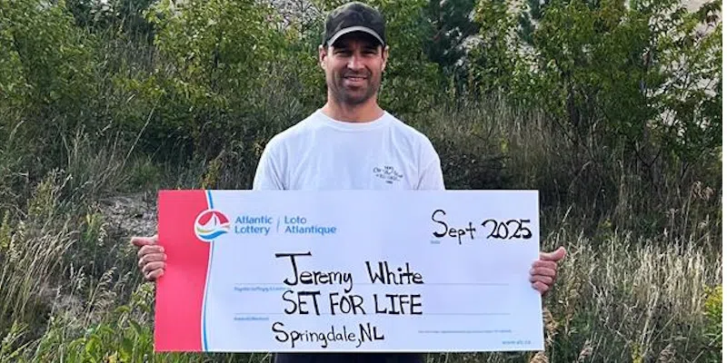 Springdale Man Wins Big with Set for Life Ticket | VOCM