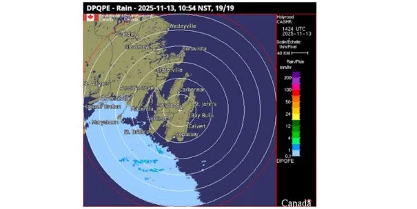 More Wet, Windy Weather Coming for Eastern Newfoundland, Snow in the ...